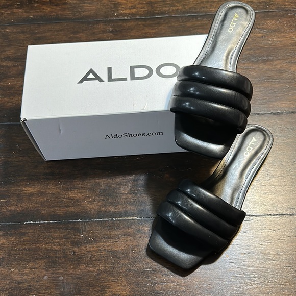 Aldo | Shoes | New In Box Aldo Black Sandals Size 82 | Poshmark